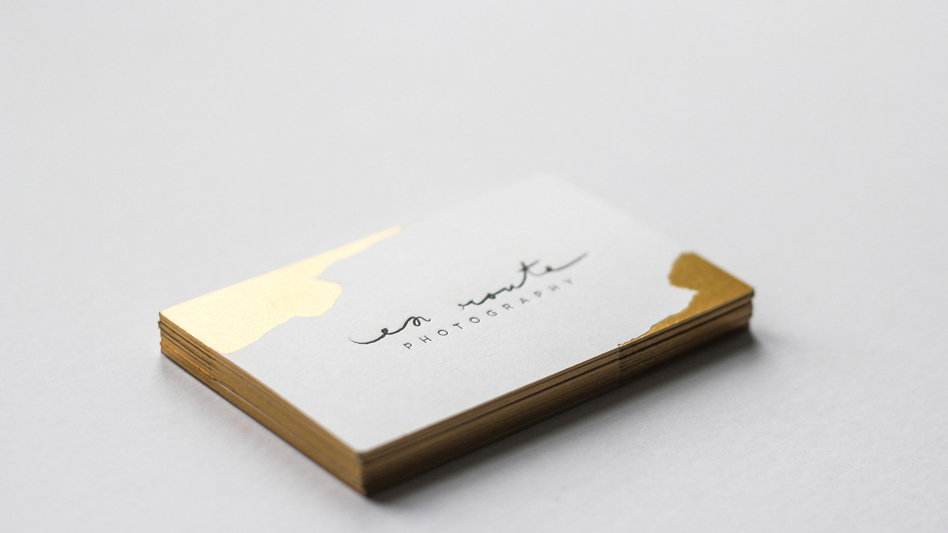 En Route Photography Business Cards and Identity