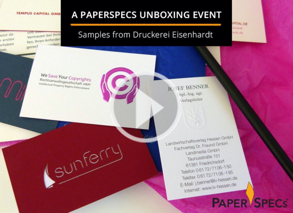 unboxing - PaperSpecs