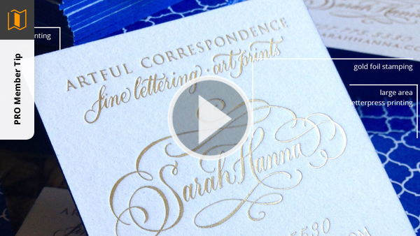 pro-tip-banner-calligraphy - PaperSpecs