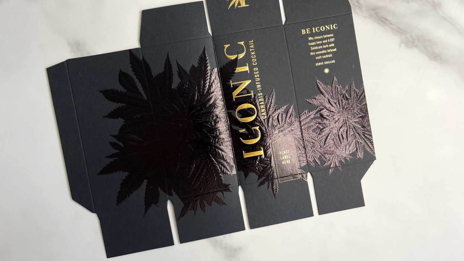 Fabulous Foiled ‘Iconic’ Cannabis Packaging | PaperSpecs