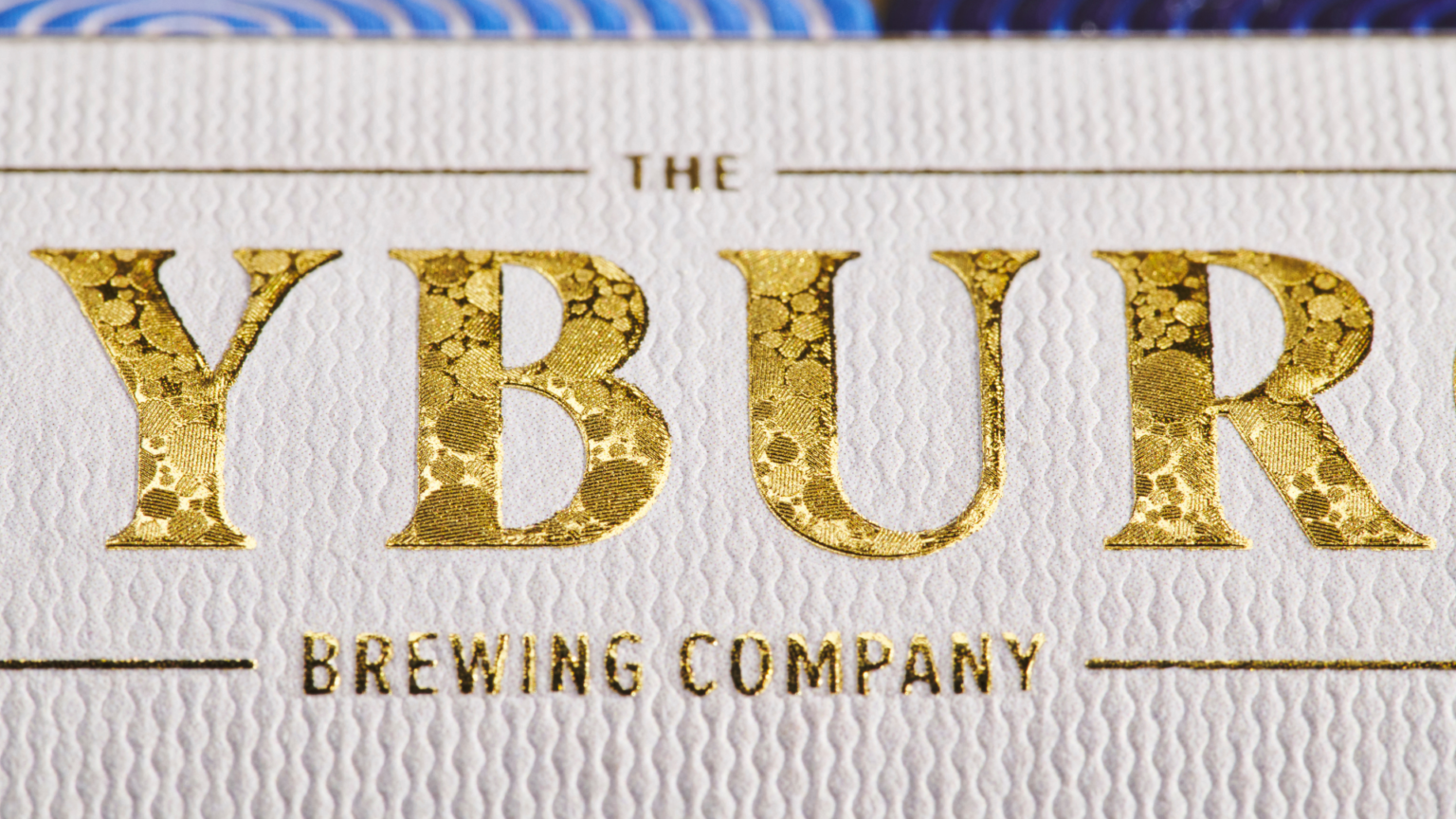 Digitally Foiled Kyburg Beer Labels - PaperSpecs