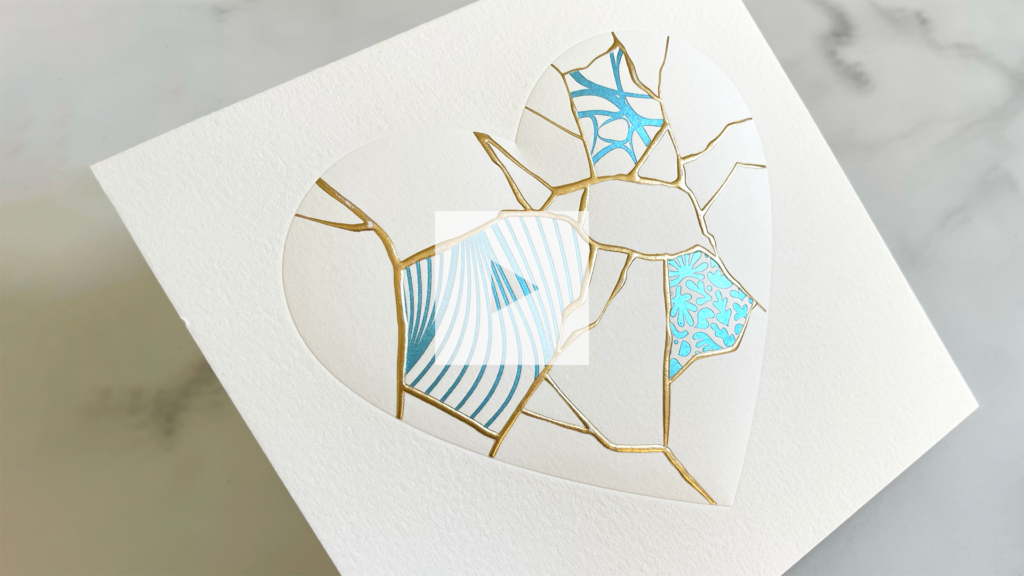 ‘Agent For Love’ Sculptured Emboss Limited Edition Card Set - PaperSpecs