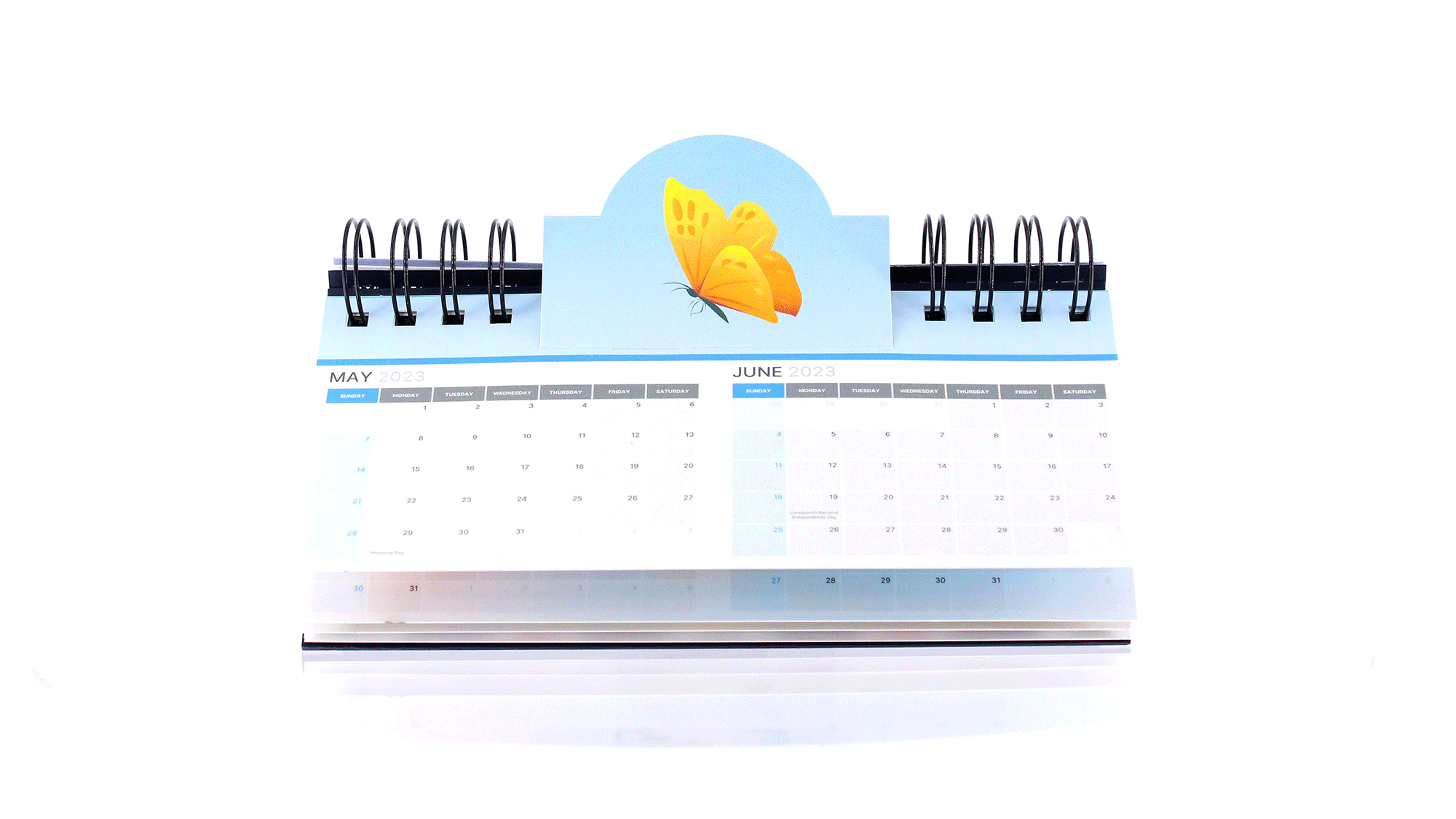 ‘Scallop Pop’ & ‘Block Pop’ Standing Calendars - Red Paper Plane