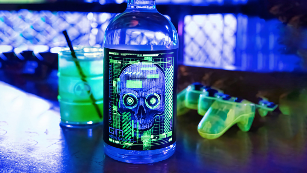 ‘Alive By Night’ Glow in the Dark Drink Labels - PaperSpecs