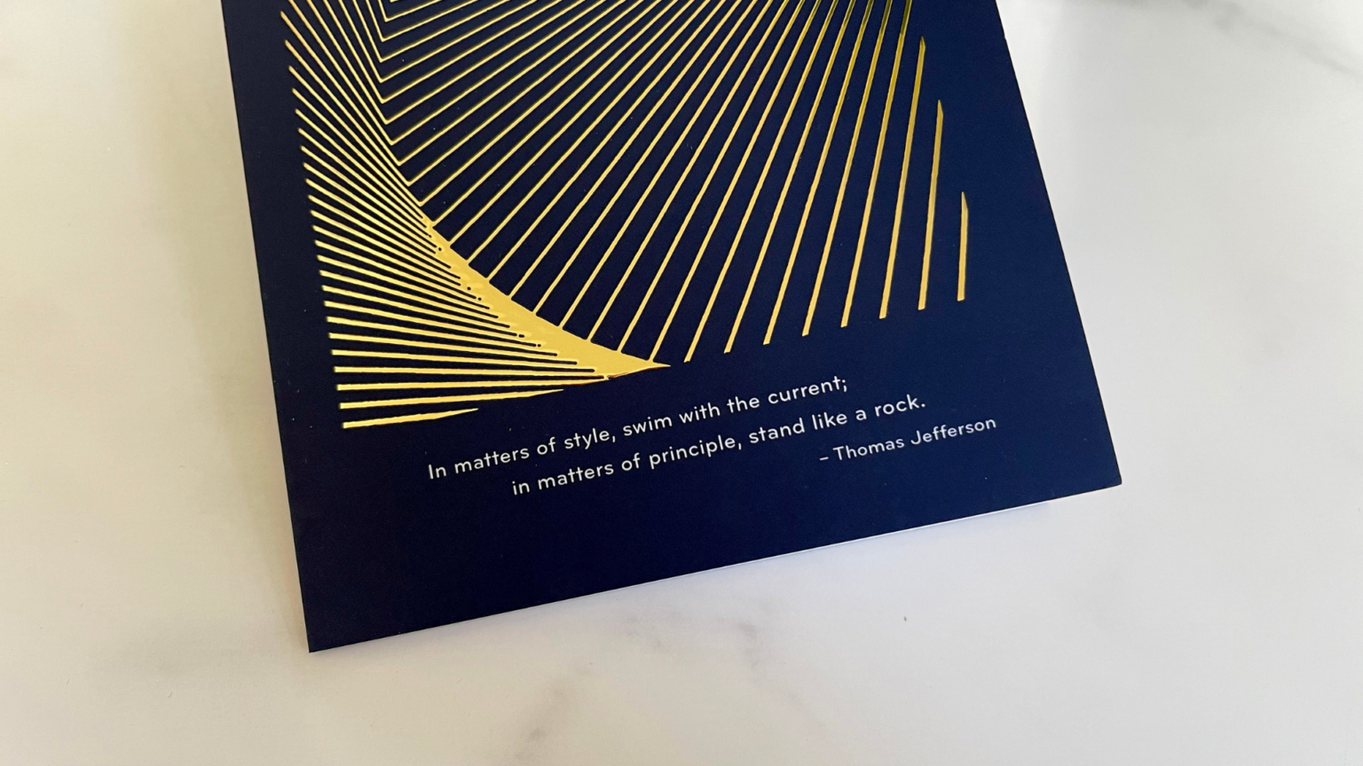 Digitally Foiled Greenspun Shapiro Holiday Card