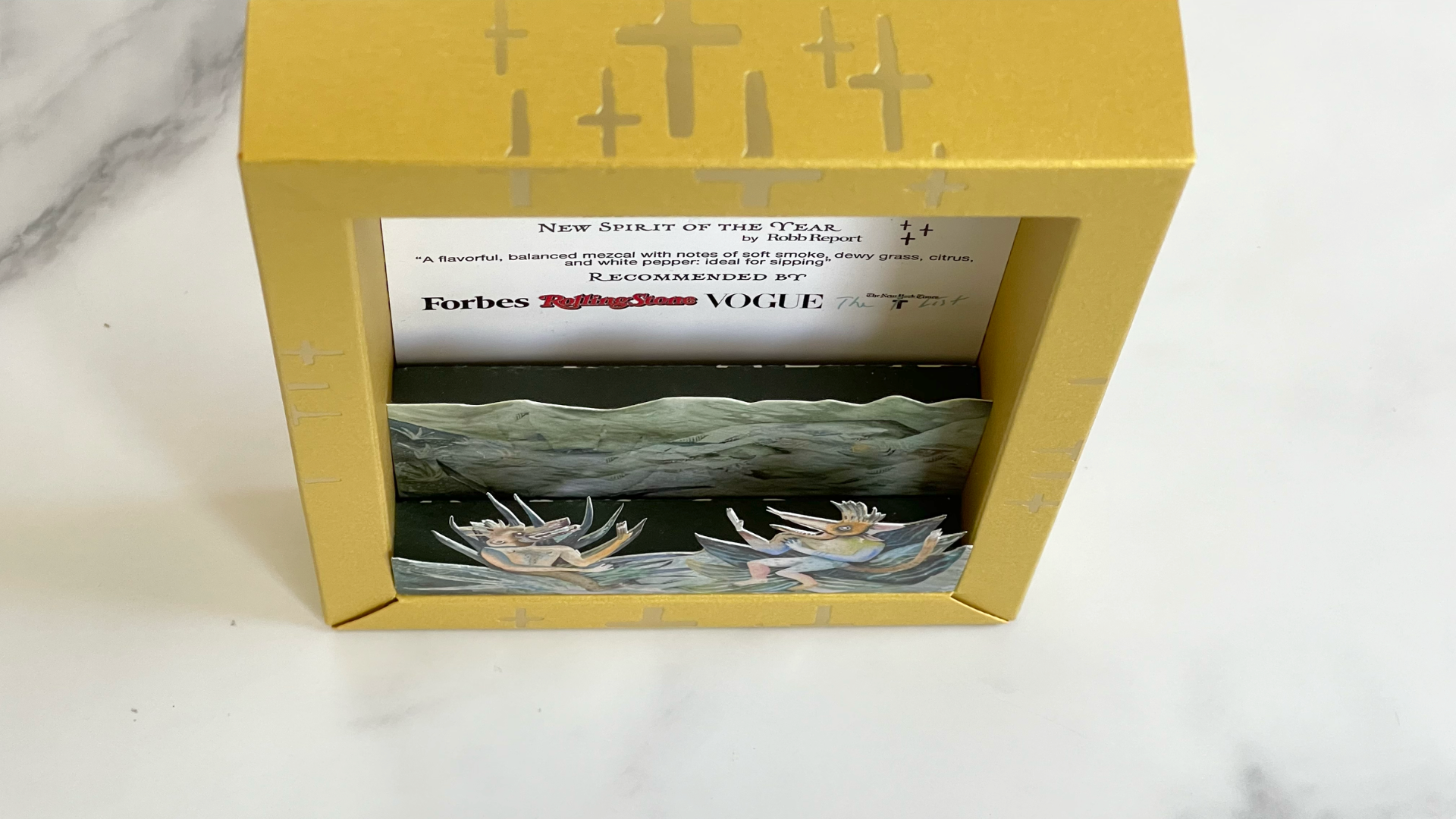 Magical 3-Dimensional Mezcal Display - PaperSpecs
