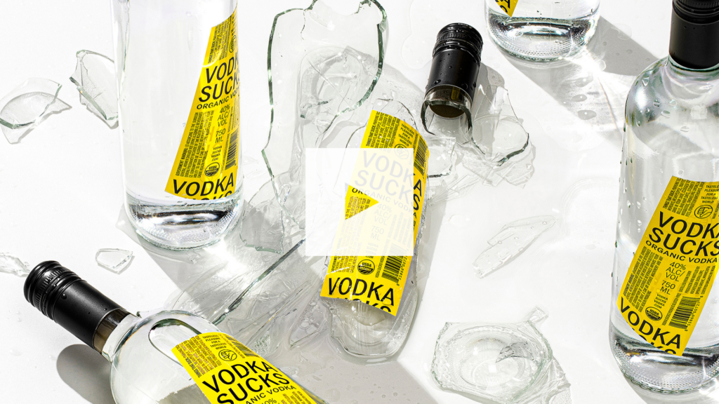 ‘Vodka Sucks’ Vodka Label - PaperSpecs