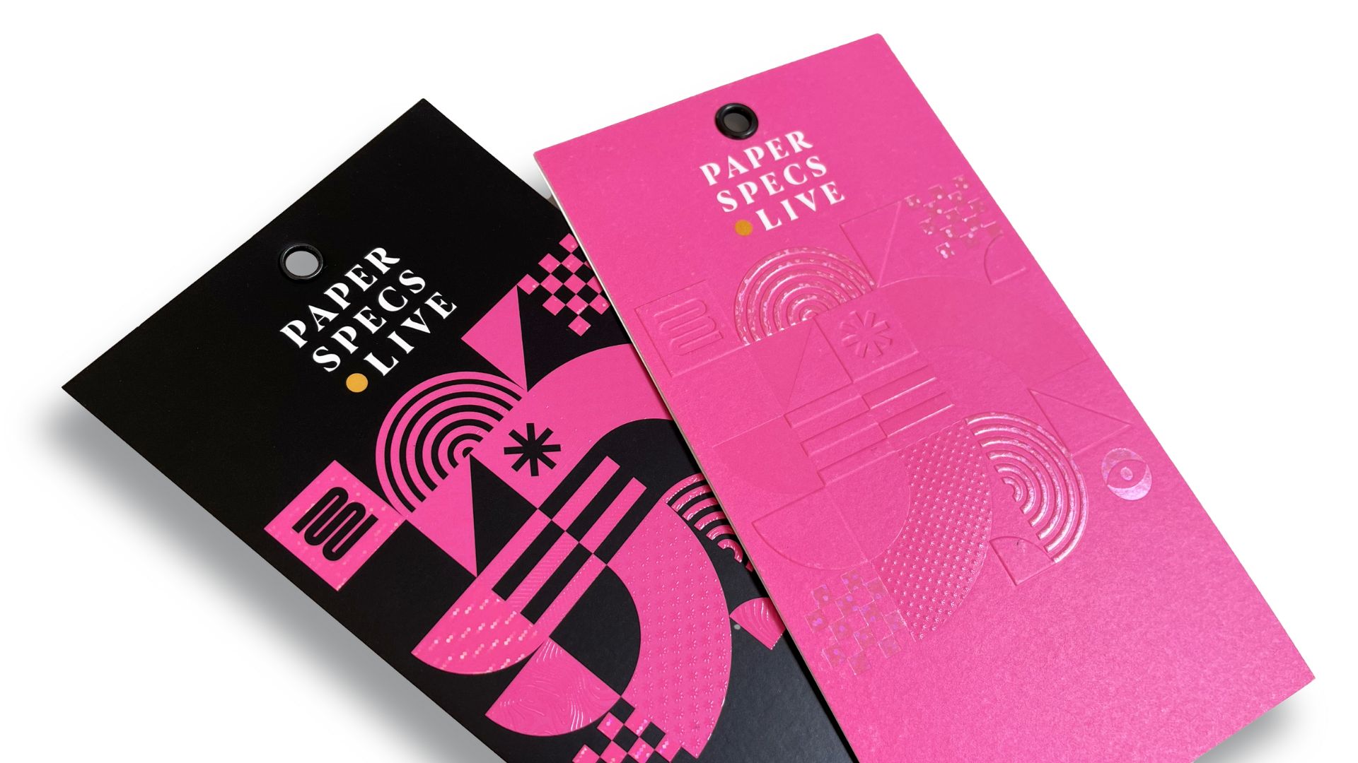Digitally + Traditionally Finished PaperSpecs LIVE Name Badge - PaperSpecs